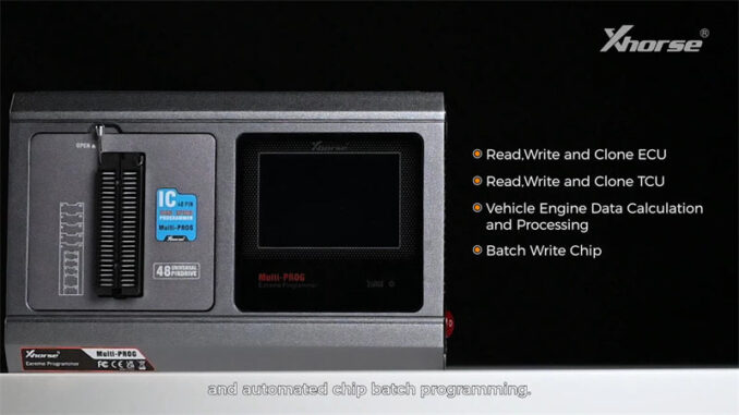 Xhorse Multi-Prog ECU/TCU Programmer Unboxing Review | VVDIshop.com