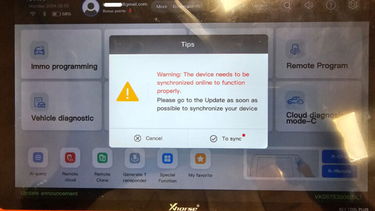 Xhorse VVDI Key Tool Plus CLTP2 Failed to Sync Device Solution | VVDIshop.com